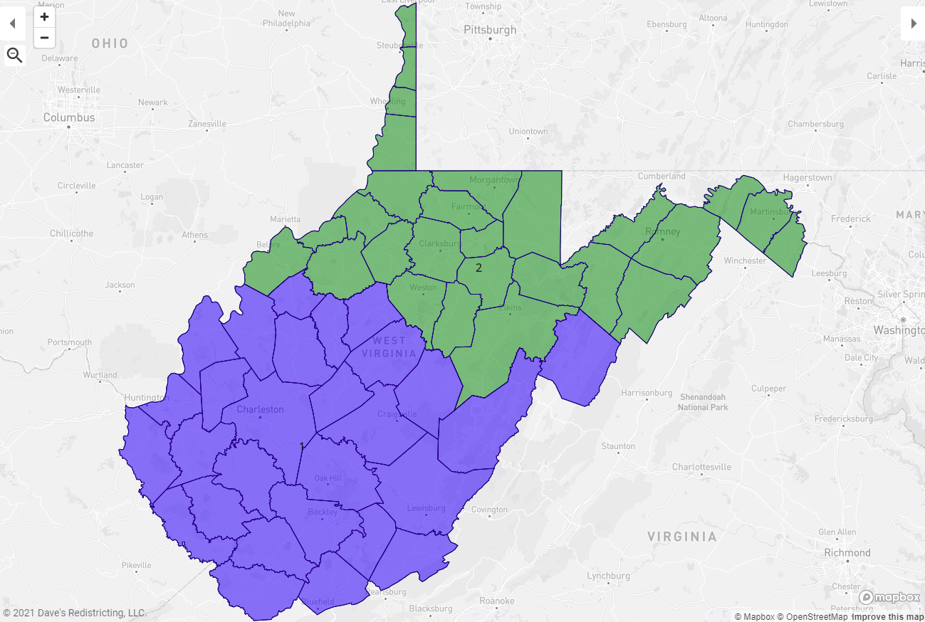 Where and How to View WV’s New Legislative and Congressional Maps ...