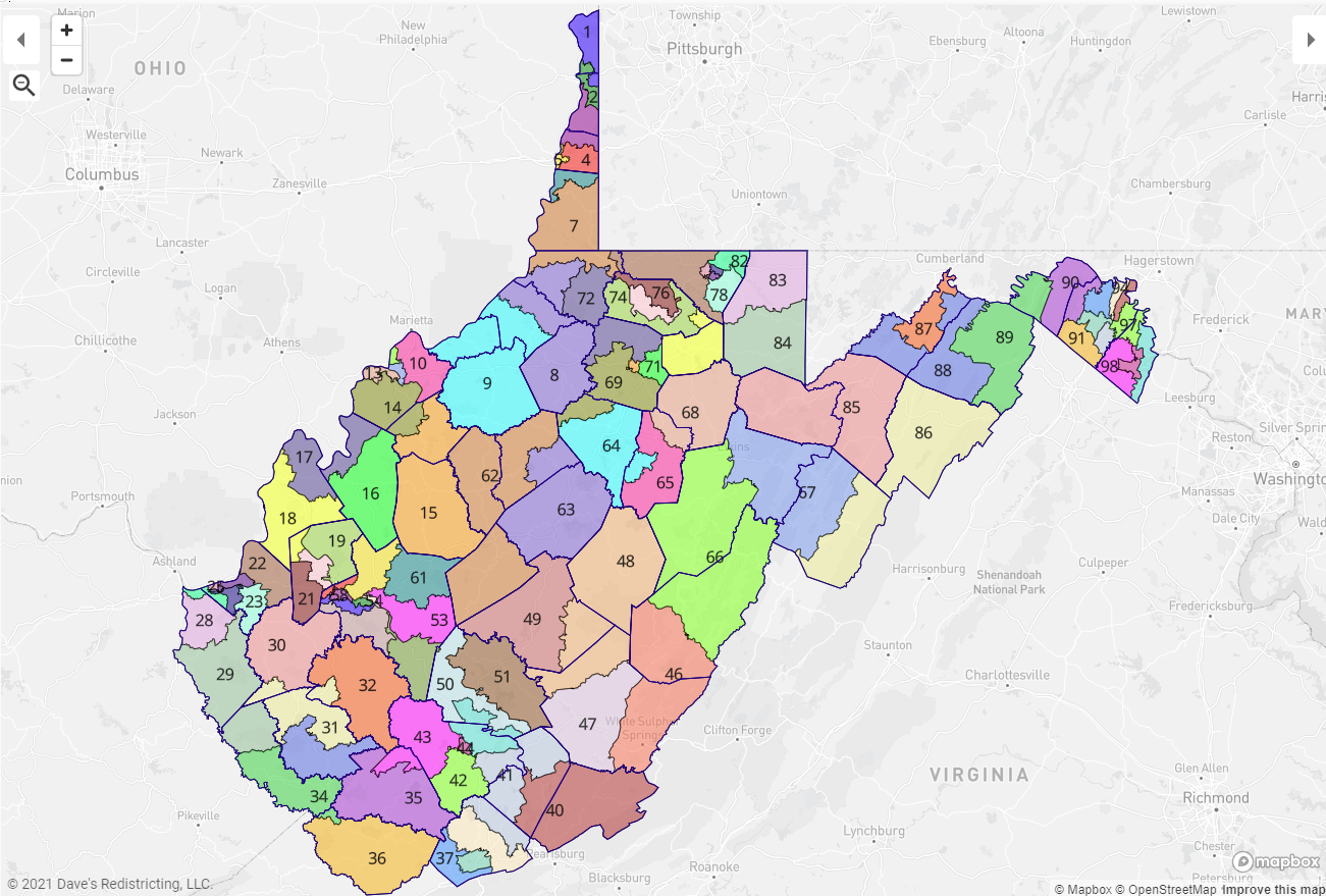Where and How to View WV’s New Legislative and Congressional Maps ...